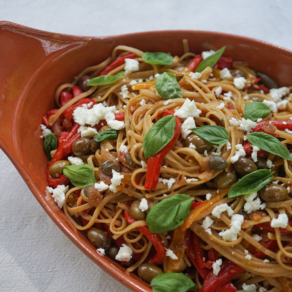 Organic Red Chili Linguine Pasta - Red Pepper Pasta by Morelli ...